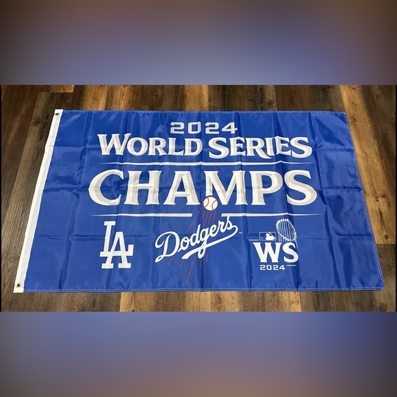Wall Decor | Los Angeles Dodgers Flag 3x5 Ft New Banner Double Sided ...
